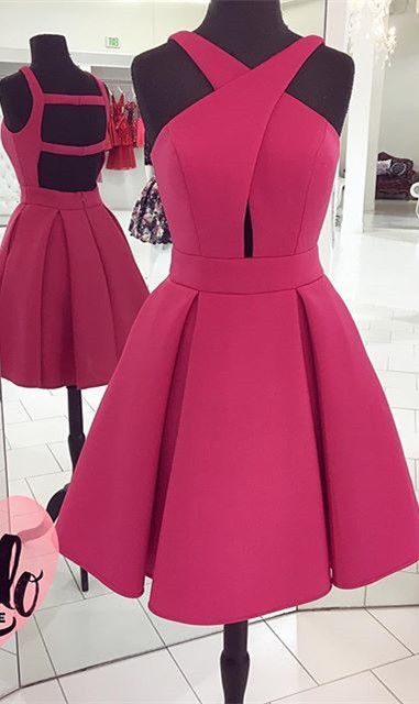 Short Homecoming Dress,mini Prom Dress,open Back Party Dress Short ...